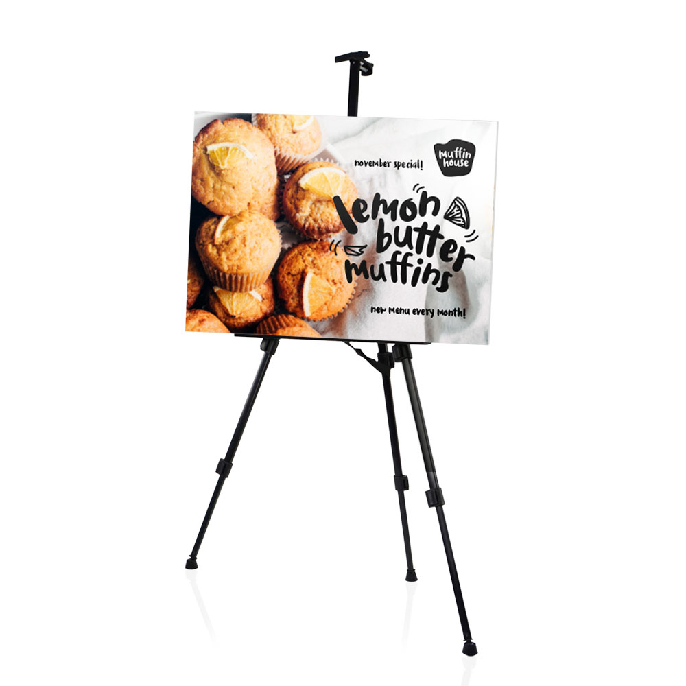Aluminium Easel Stand - AsahiArts Printing Kuching Sarawak
