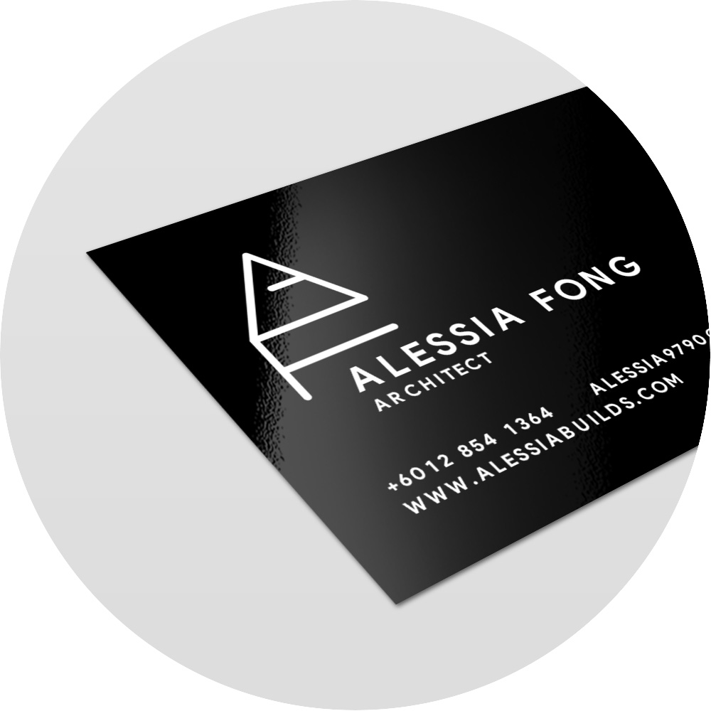 Laminated Business Card - AsahiArts Printing Kuching Sarawak